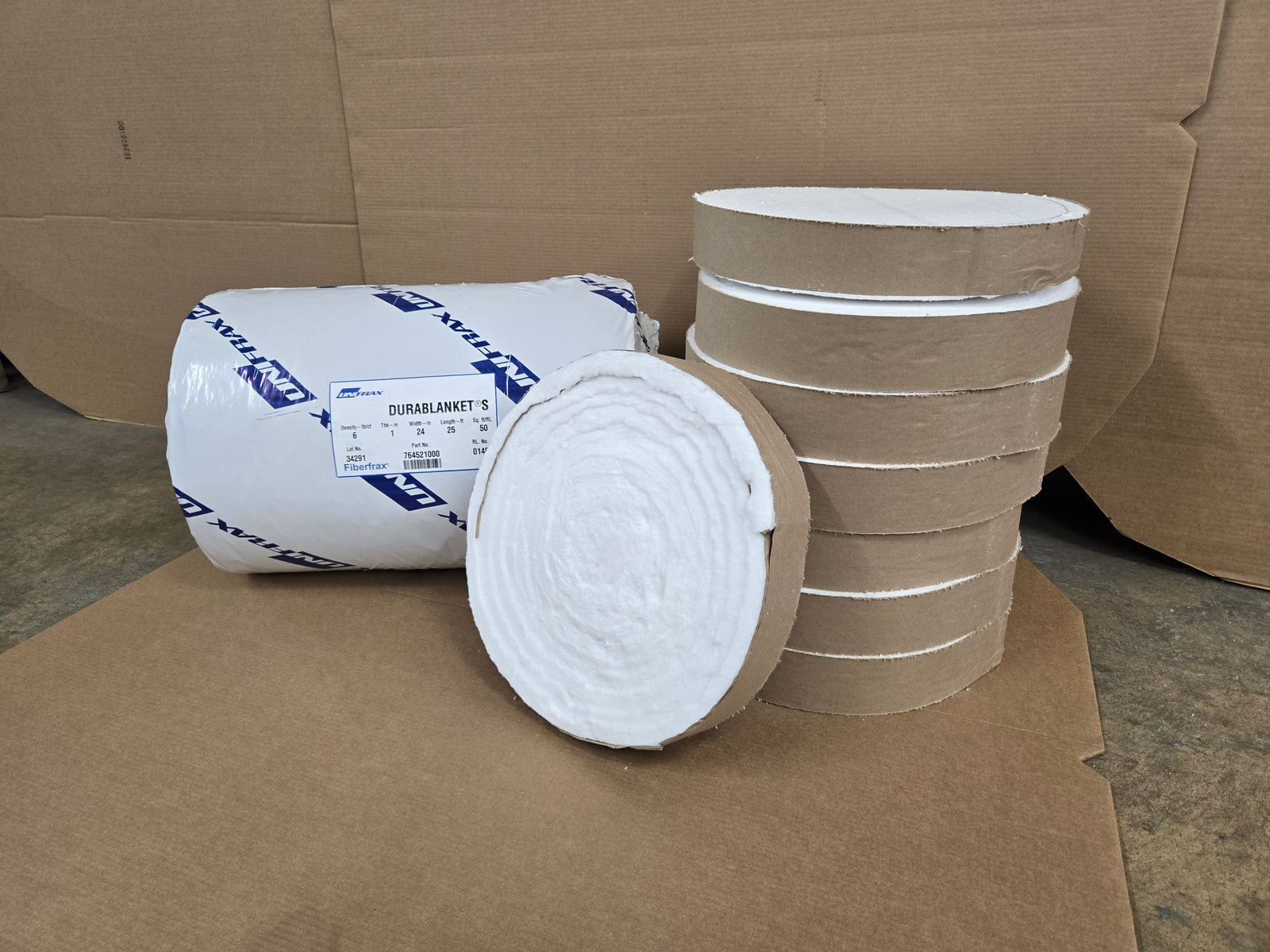 FiberFrax® Ceramic Fiber DuraBlanket® S - 8 lb. Density